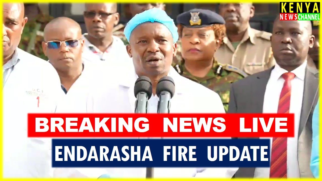 LIVE - Kindiki gives update on Hillside Endarasha Academy Fire - YouTube