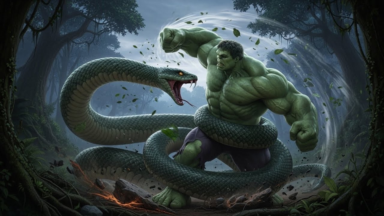 Hulk & Lion – Epic Jungle Friendship & Battle Story | Animated ...