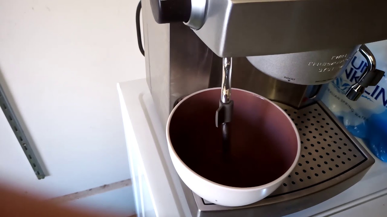 When the steam dial is turned - YouTube