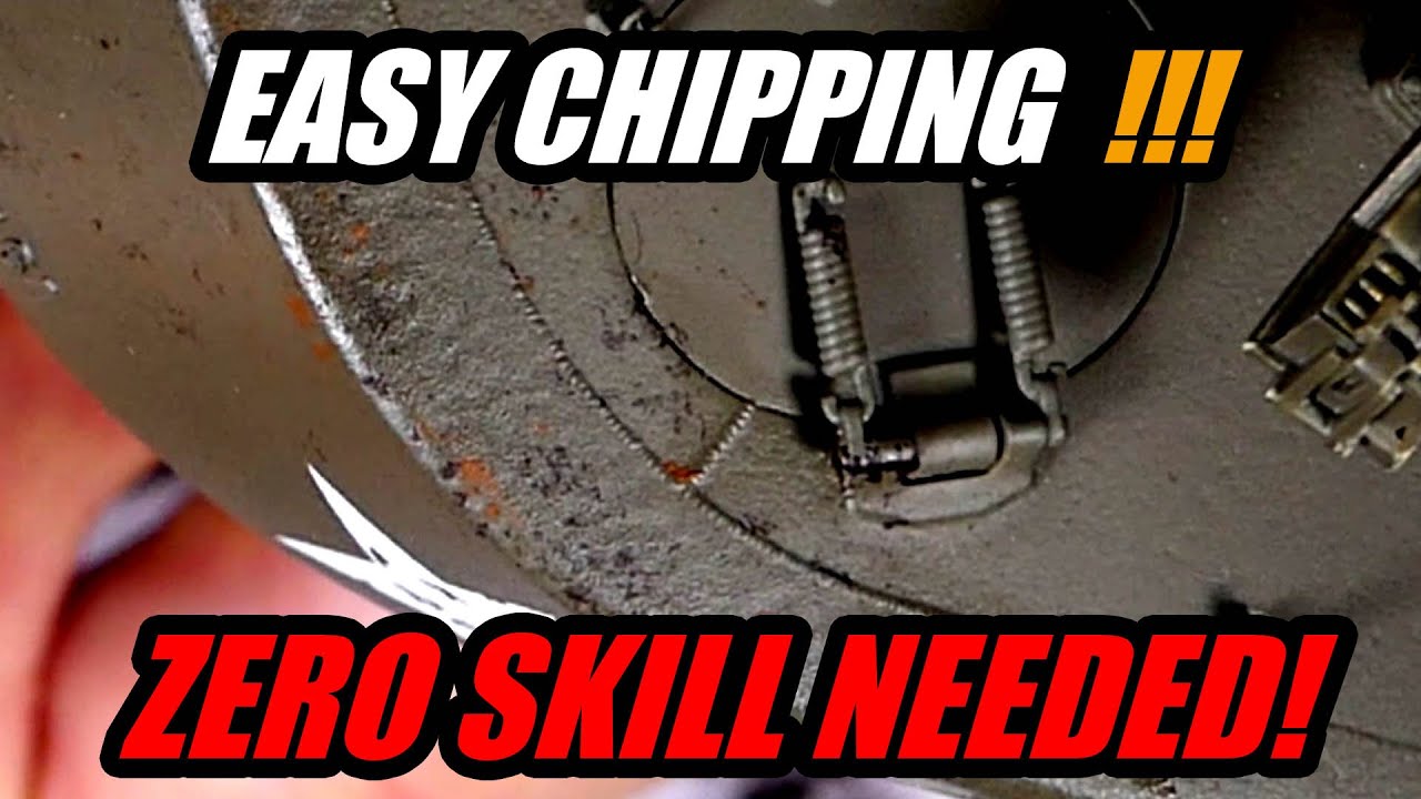 How to create realistic chipping effects on model tank VMS Chip & Nick ...