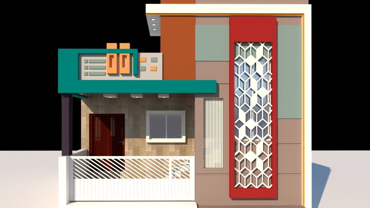 26 × 35 North Face House Plan with 3d front elevation design - YouTube