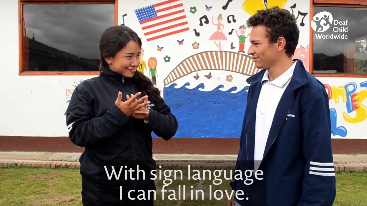 With sign language, I can... - YouTube