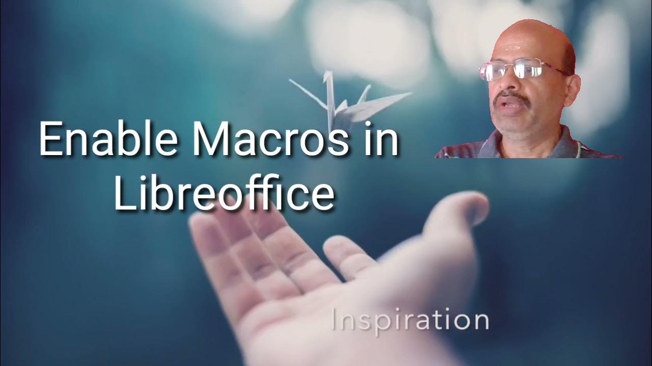 Macro enabling in Libreoffice - YouTube