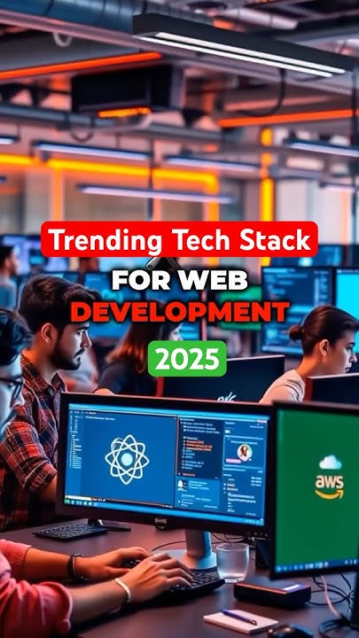 trending tech stack for web development in 2025 | #ytshorts #youtubeshorts #html #css # ...