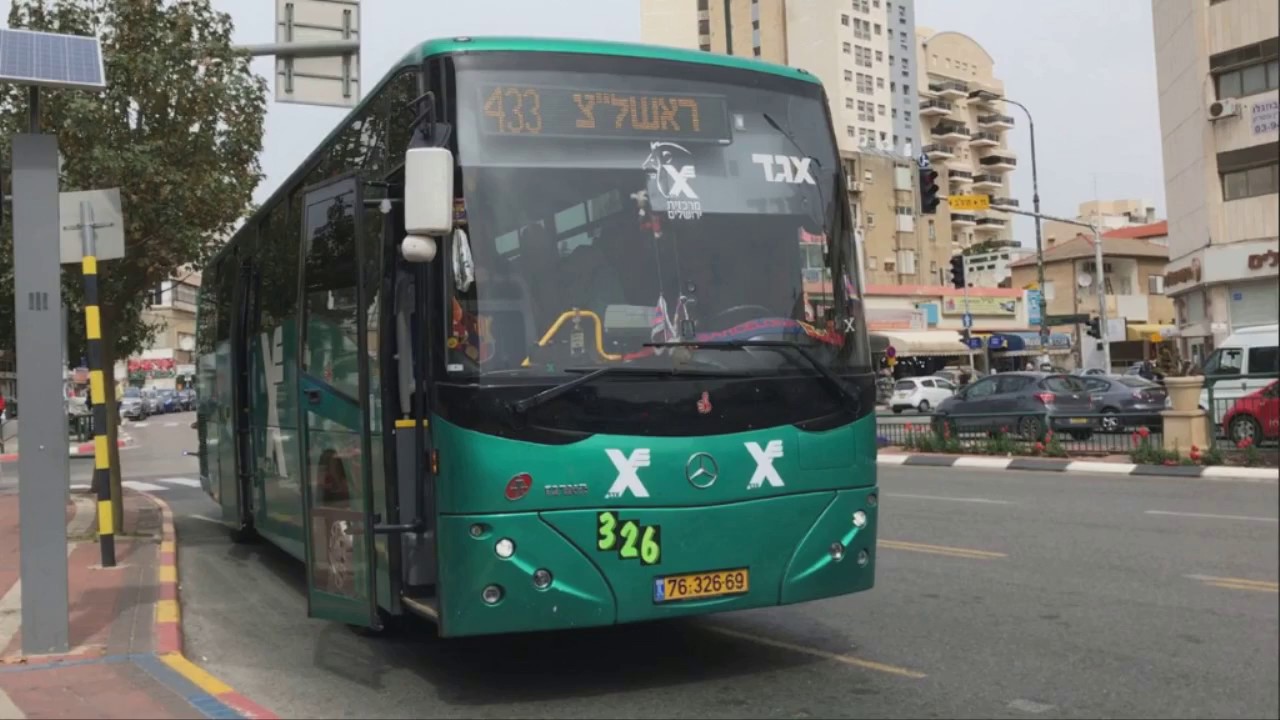 Buses of Egged Bus Cooperattive and Egged Divisions in Rishon LeZion ...