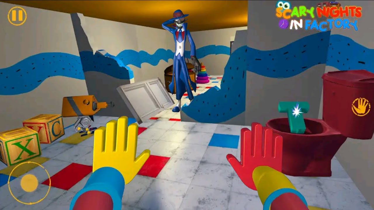 Scary Night in Toy Factory mobile game, full gameplay walkthrough ...