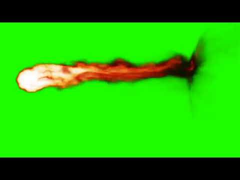 Fireball greenscreen vfx - YouTube