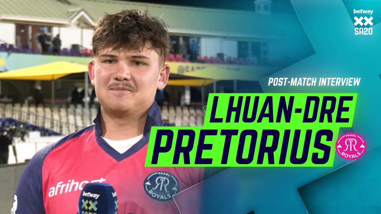 Lhuan-dre Pretorius Post-match Interview | Match 9 - PRvMICT | Betway ...