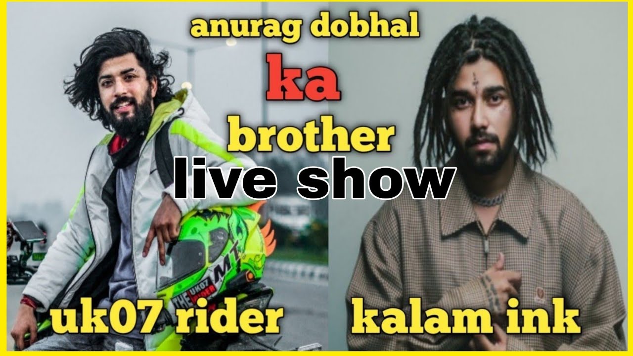 the uk07 rider brother kalam ink live show#theuk07rider #shortclip#47 # ...
