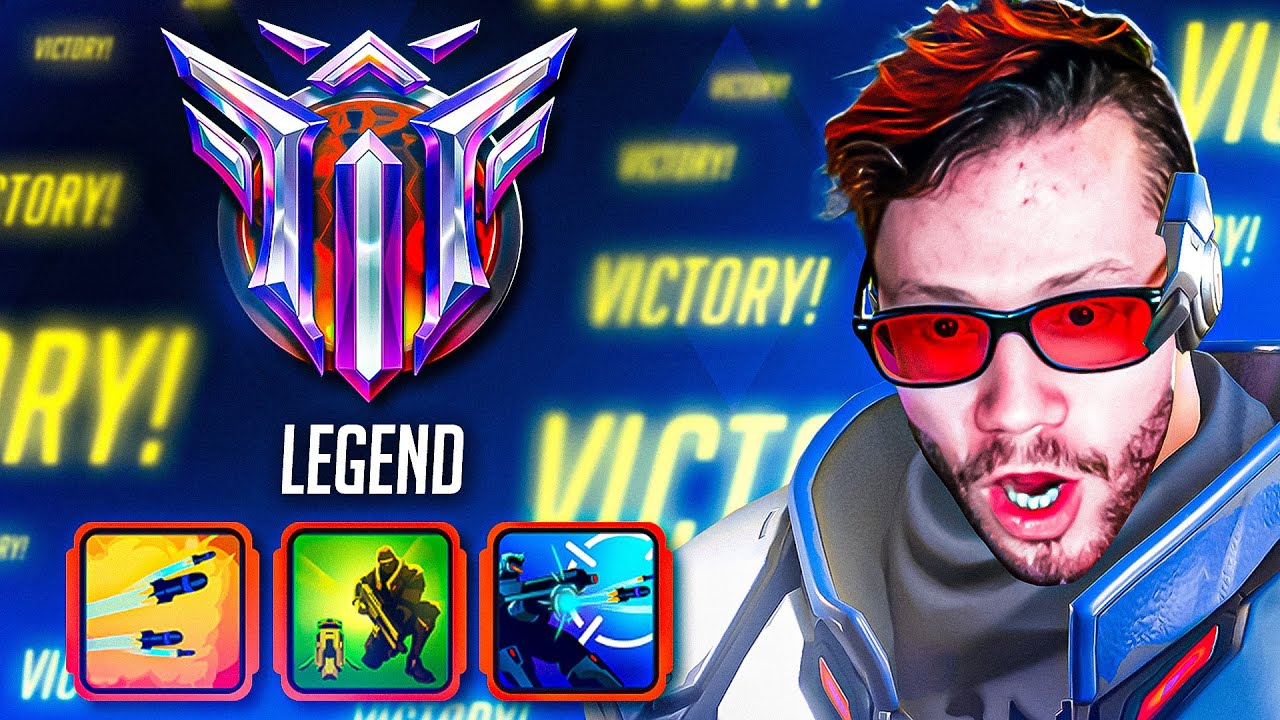 My First Role To Hit LEGEND In Overwatch Stadium Is...DPS? - YouTube