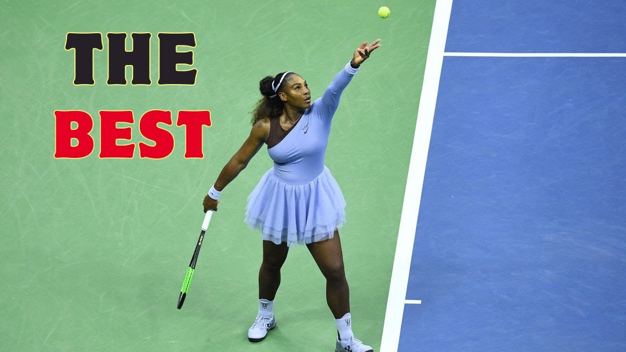Serena Williams Serve Slow Motion Analysis - YouTube