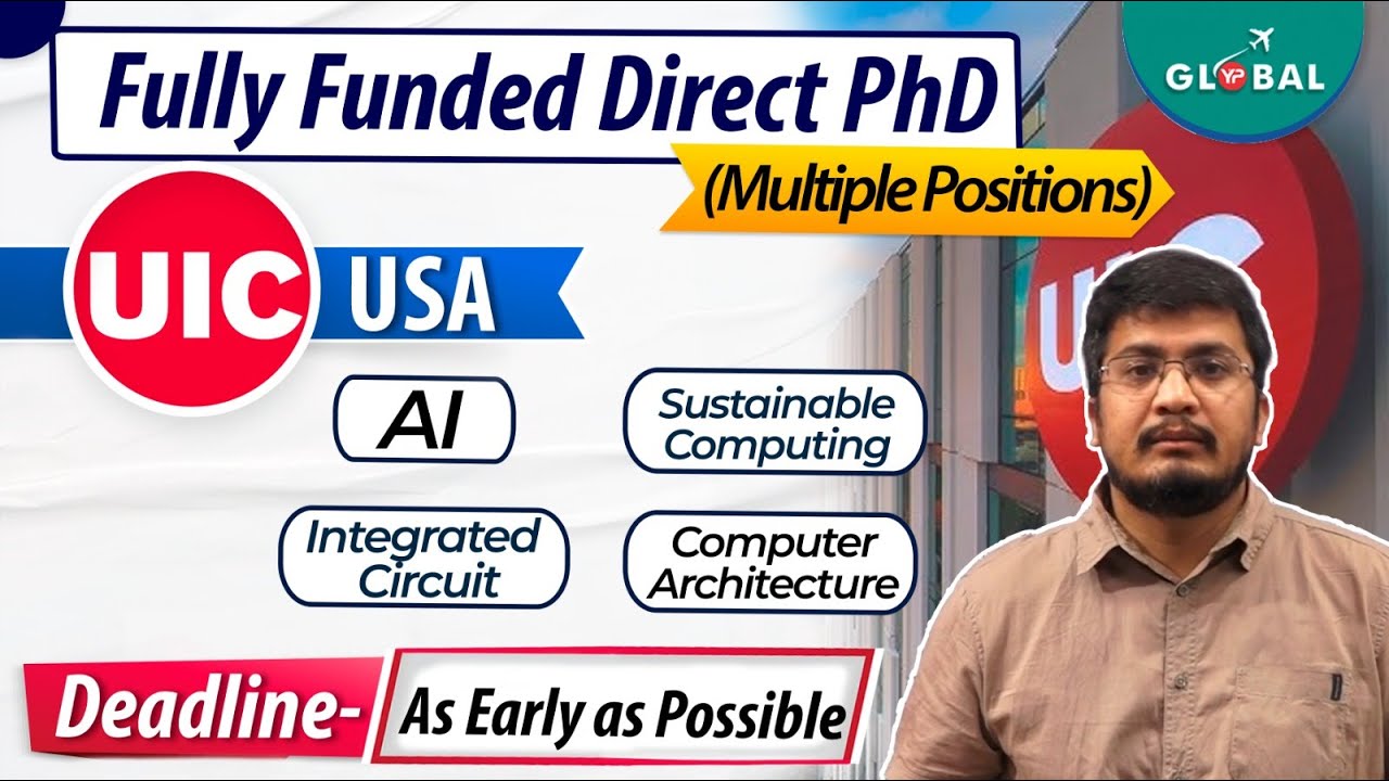 Fully Funded Direct PhD at UIC Chicago- Apply as Soon as Possible #phd ...