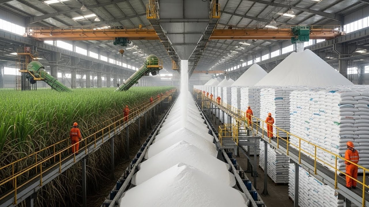 CÓMO se PRODUCE el AZÚCAR | El INCREÍBLE PROCESO de TRANSFORMAR la CAÑA ...