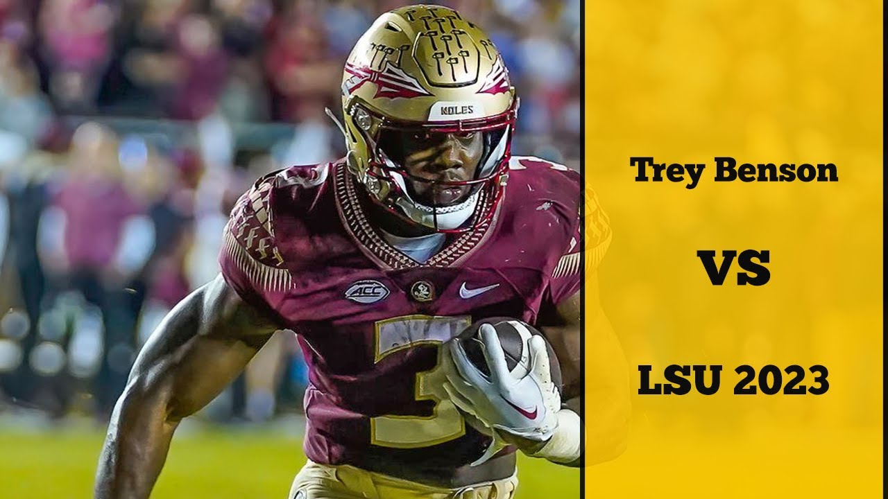 Trey Benson vs LSU 2023 - YouTube
