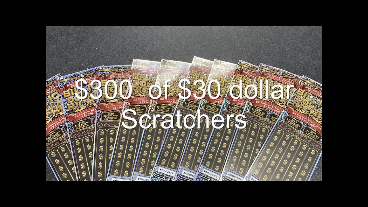 BILLION DOLLAR RICHES SCRATCH OFF $300 - YouTube