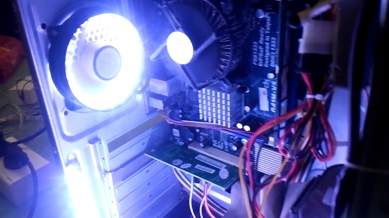 Mod Case Led RGB Và Fan 8 Led Cho Máy Tính Văn Phòng ( Hàng Cổ ) - YouTube