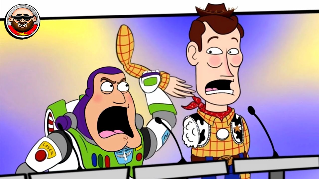 Buzz Rips Woody's Arm Off, Again! - Toy Story Family Feud ...