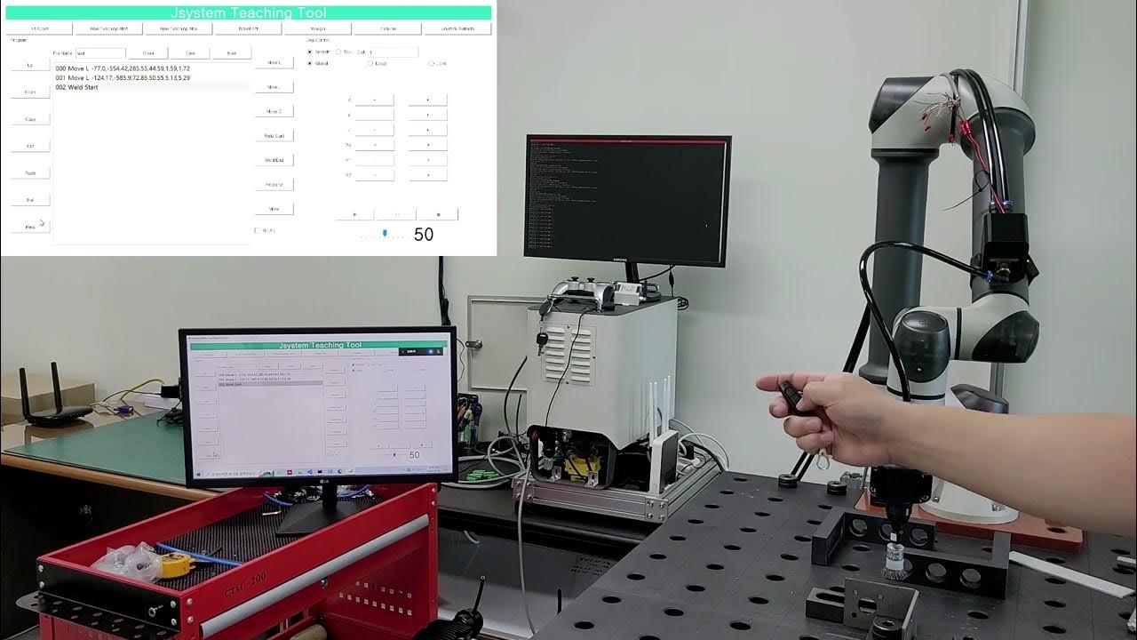 Super easy robot teaching program for welding & deburring. - YouTube