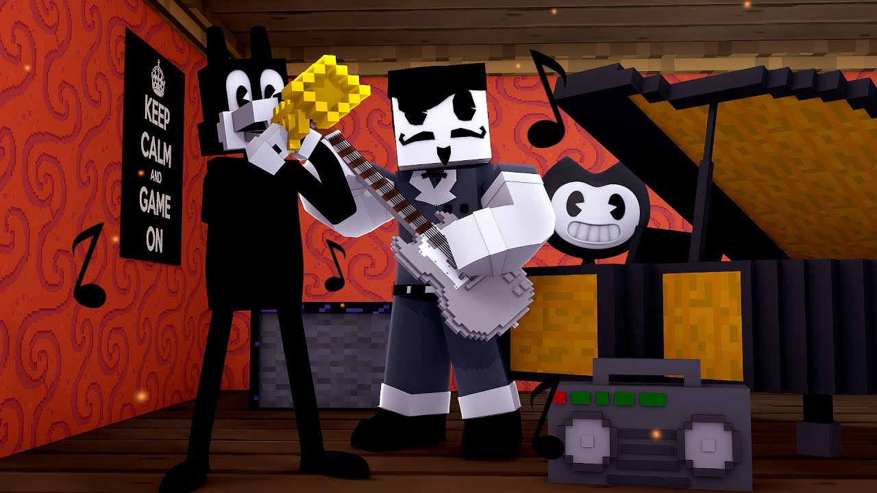STUCK IN THE NEW STUDIO? - MINECRAFT BENDY AND THE INK MACHINE ...