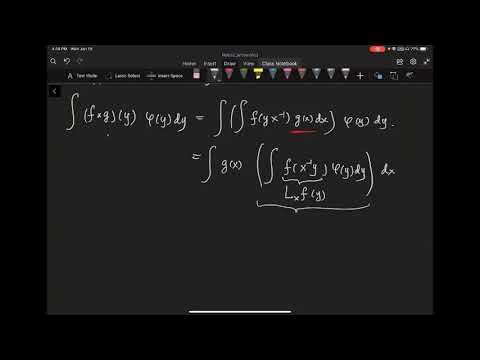 Abstract Harmonic Analysis - Lecture 7 part 2 - YouTube
