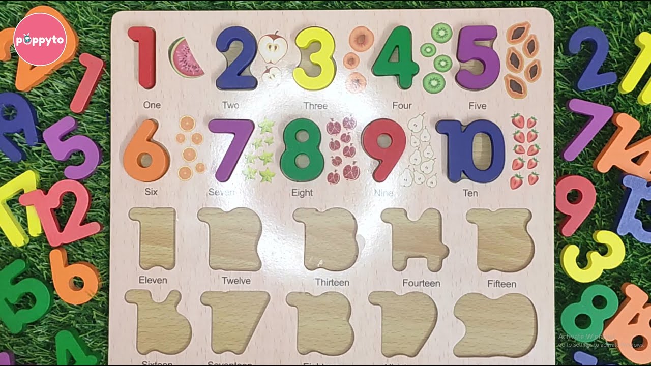 Best Learn Numbers | Counting 1 - 20 | Numbers Puzzle for Kids ...