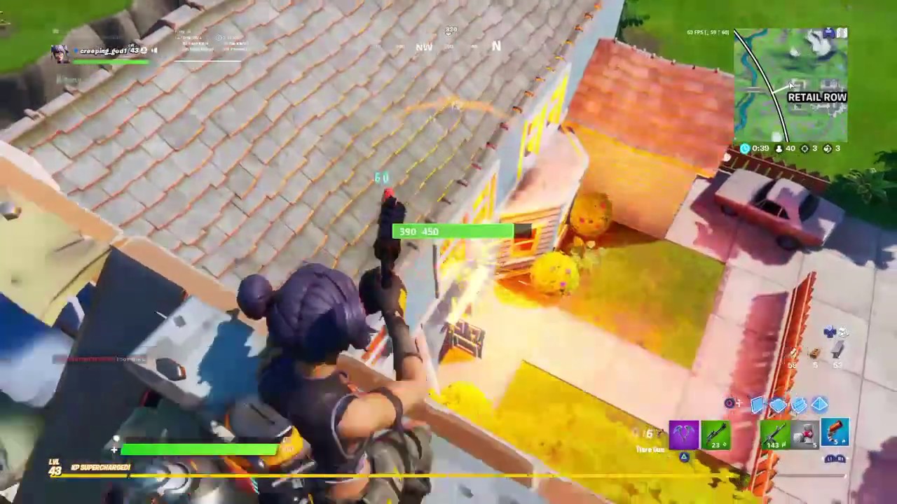 FORTNITE BATTLE ROYALE watch till the end I let the default win I ...