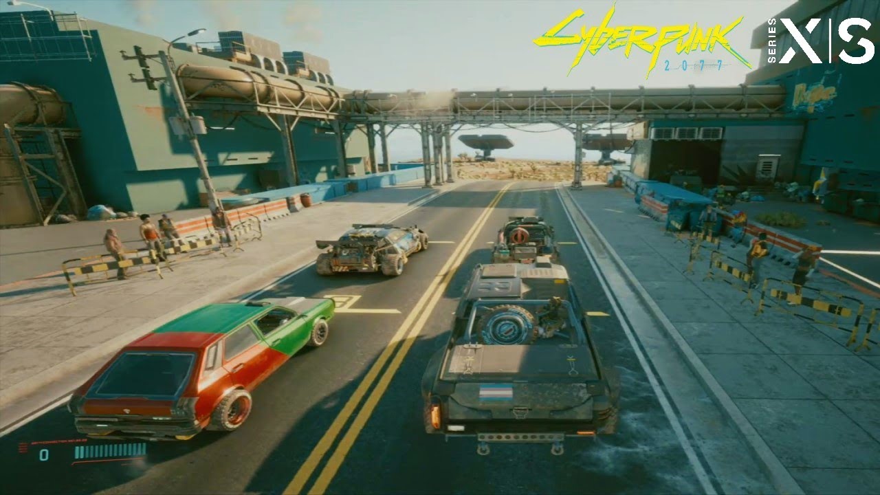 Cyberpunk 2077 - Badlands Race Gameplay (Xbox Series X) - YouTube