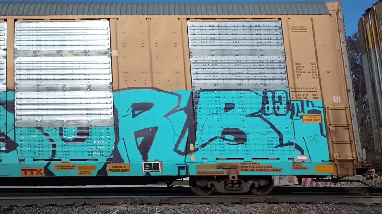 Double rear end DPU on BNSF 4221 - YouTube