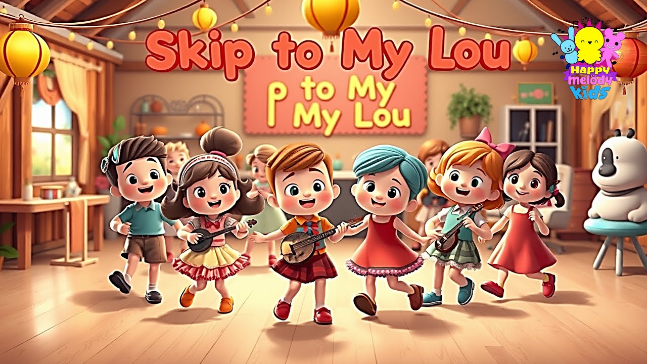 🎶🎶 skip to my lou 🎶 | song for kids 🎶 nursery rhymes - YouTube