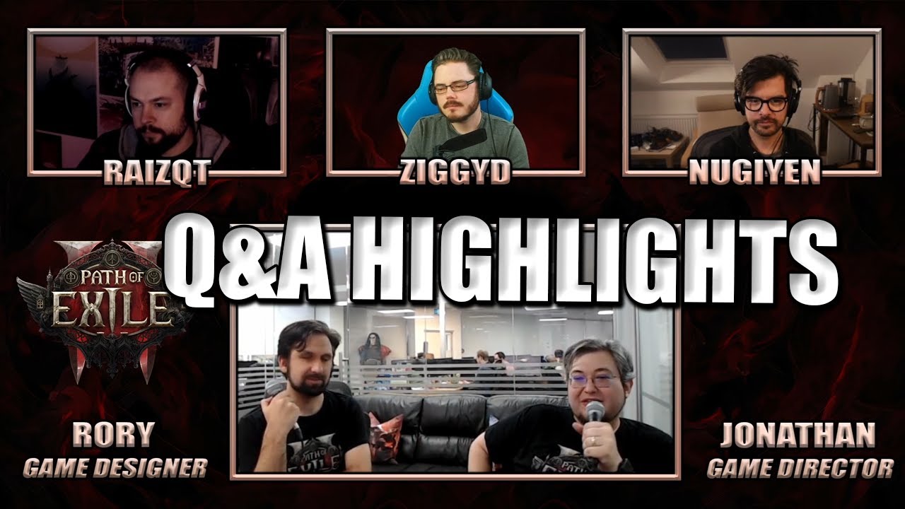 Path of Exile 2 Q&A w/ RAIZQT, ZIGGYD & NUGIYEN - YouTube