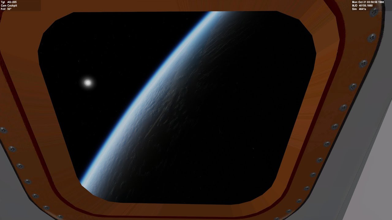 Apollo 7 NASSP 8 Beta - Orbiter 2016 - Day before ending Apollo 7 wake ...