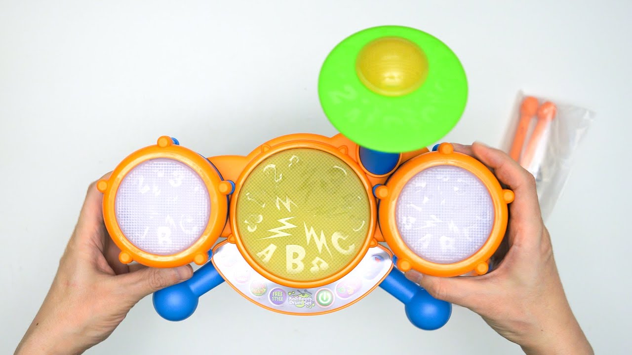 VTech KidiBeats Drum Set Unboxing - YouTube
