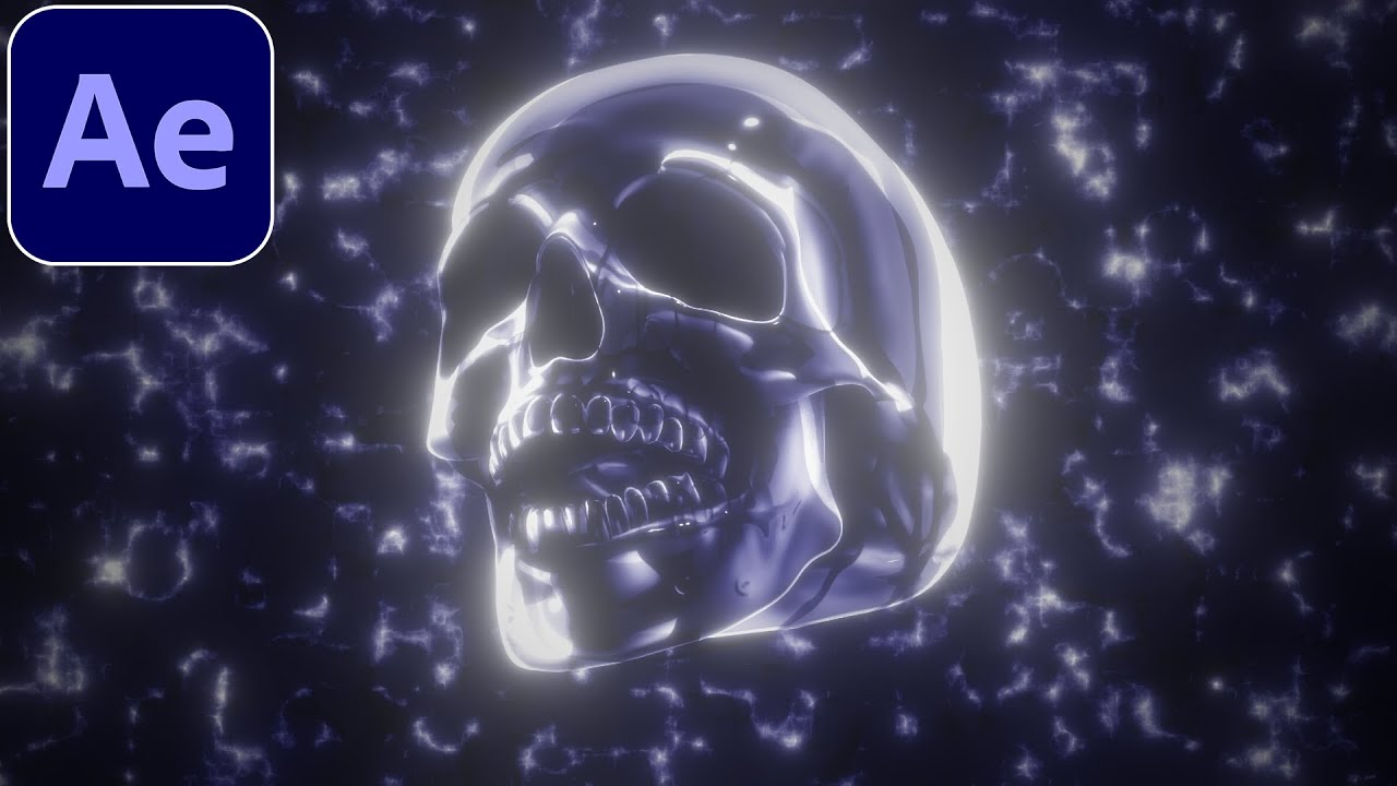 Nebula Skull Visualizer - After Effects Tutorial - YouTube