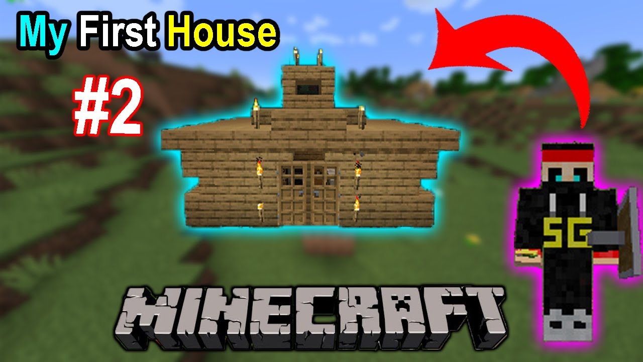 I Made My First House in Minecraft | My Wooden House | Minecraft ...