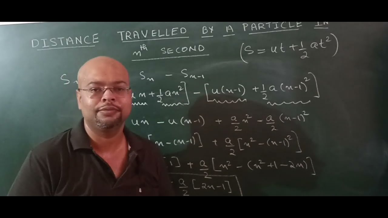 DISTANCE TRAVELLED IN nth SECOND #class11thphysics # ...