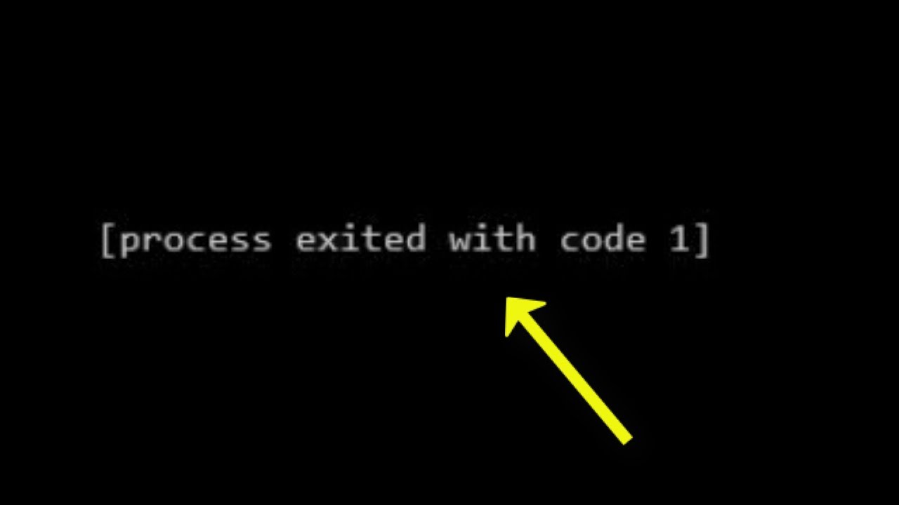 How To Fix Process Exited With Code 1 Command Prompt Error On Windows