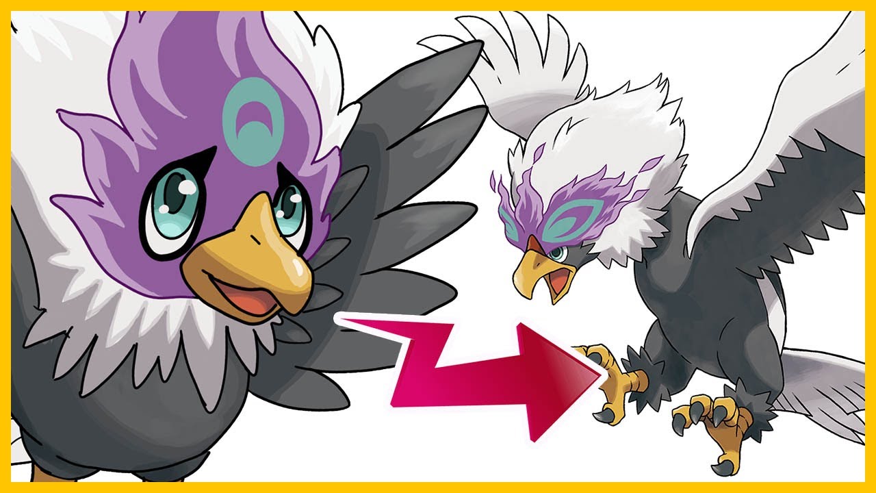 Rufflet Hisuian - Braviary Hisuian Pre-evo - YouTube