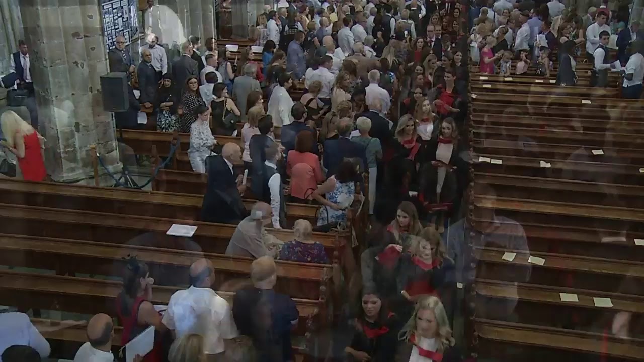 UWS Graduation Paisley Abbey 4th July 2018 2:30pm - YouTube