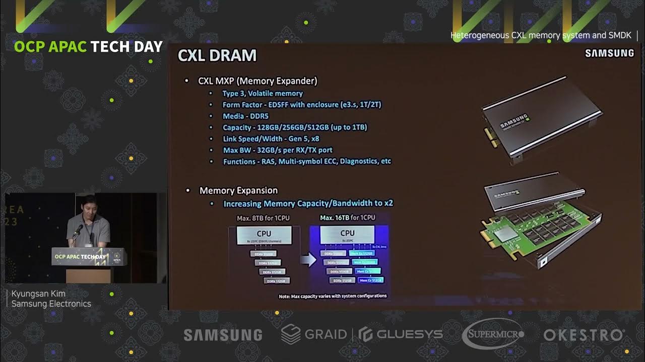 Heterogeneous CXL memory system and SMDK / Kyungsan Kim - YouTube