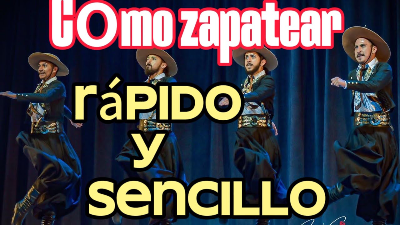 CÓMO ZAPATEAR RÁPIDO Y FACIL ZAPATEO ESCOBILLADO O BONITO - YouTube