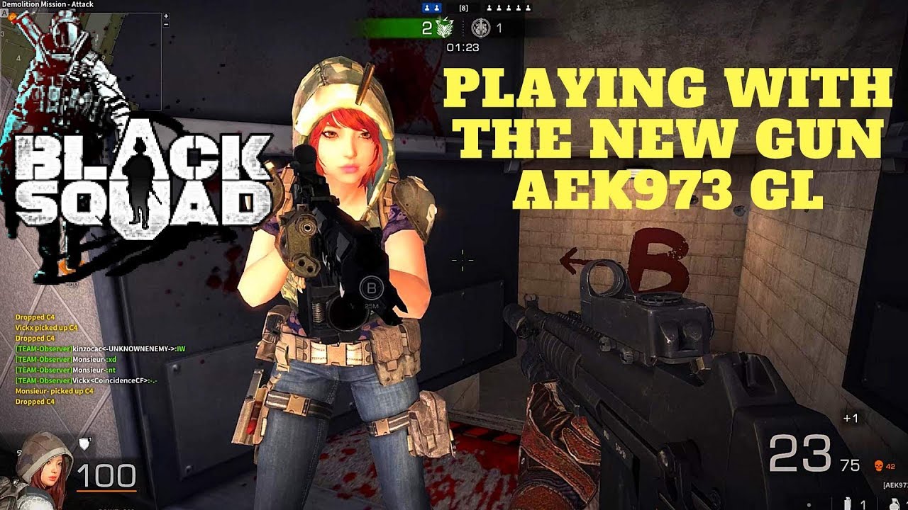 Black Squad PC Gameplay Free to play FPS New Gun AEK973 GL in 4K - YouTube