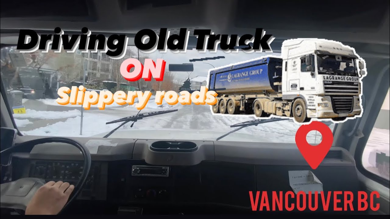 ASMR Winter storm ( POV Truck Driver) 4K - YouTube