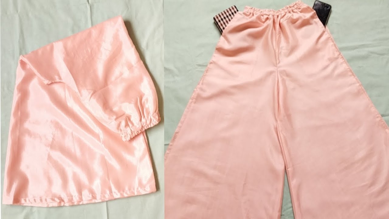 Medium Circular Plazo With Double Sided Pocket Cutting And/How To Make ...