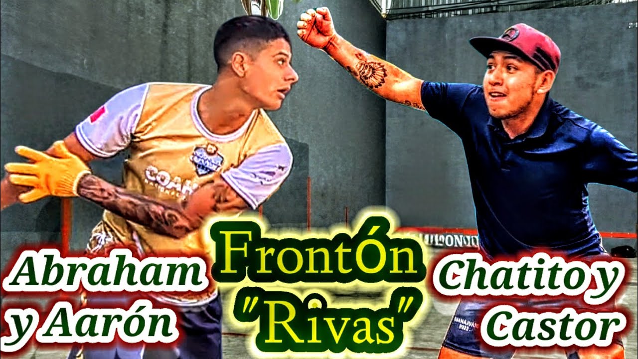 Abraham y Aarón vs Chatito y Castor Frontón Rivas - YouTube