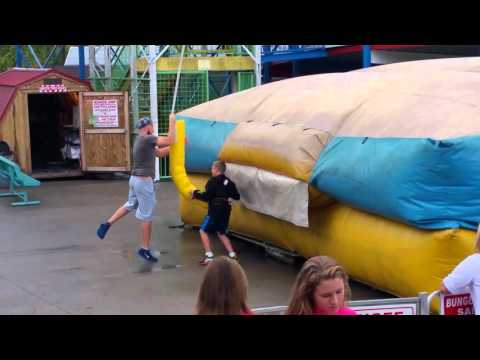 Connor Webster Diving from Bungee Jump in Pigeon Forge, TN - YouTube