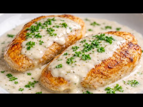 Kremalı sarımsak soslu çıtır tavuk – 5 dakikada hazır