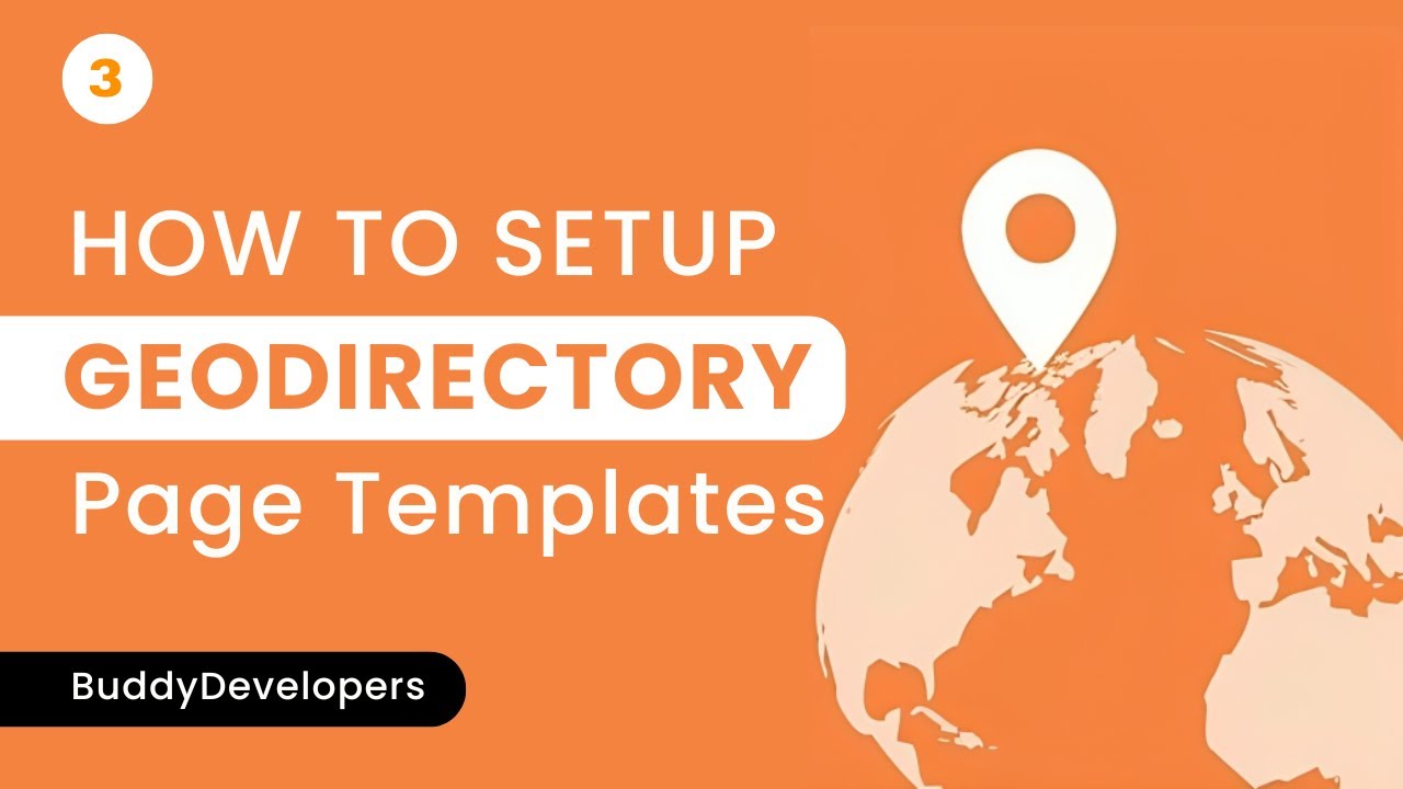 Step3: GeoDirectory page templates - YouTube