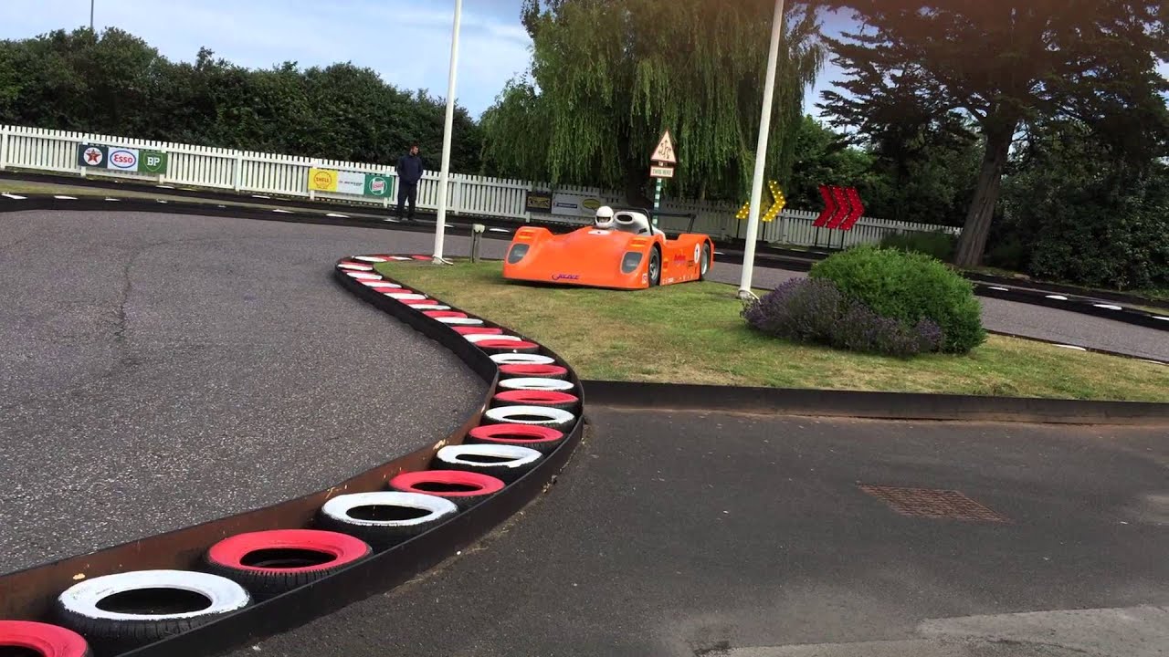 Butlins Minehead Go Karts 19/7/15 Andy in red kart Brett in green kart ...