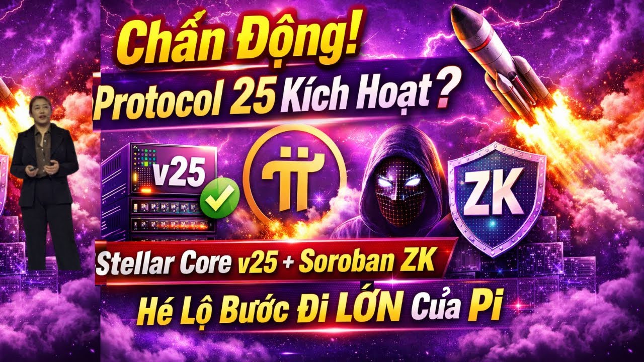 Chấn Động! Protocol 25 Kích Hoạt? Stellar Core v25 + Soroban ZK Hé Lộ ...