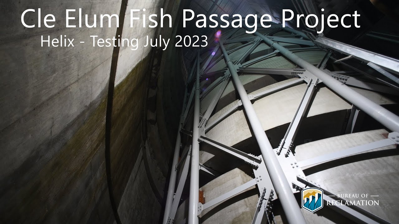 Cle Elum Fish Passage Project - Helix - Testing, July 2023 - YouTube